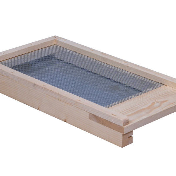 ANTIVARROA SCREENED BOTTOM BOARD NUC HIVE WITH 15mm THICK SIDES- FR
