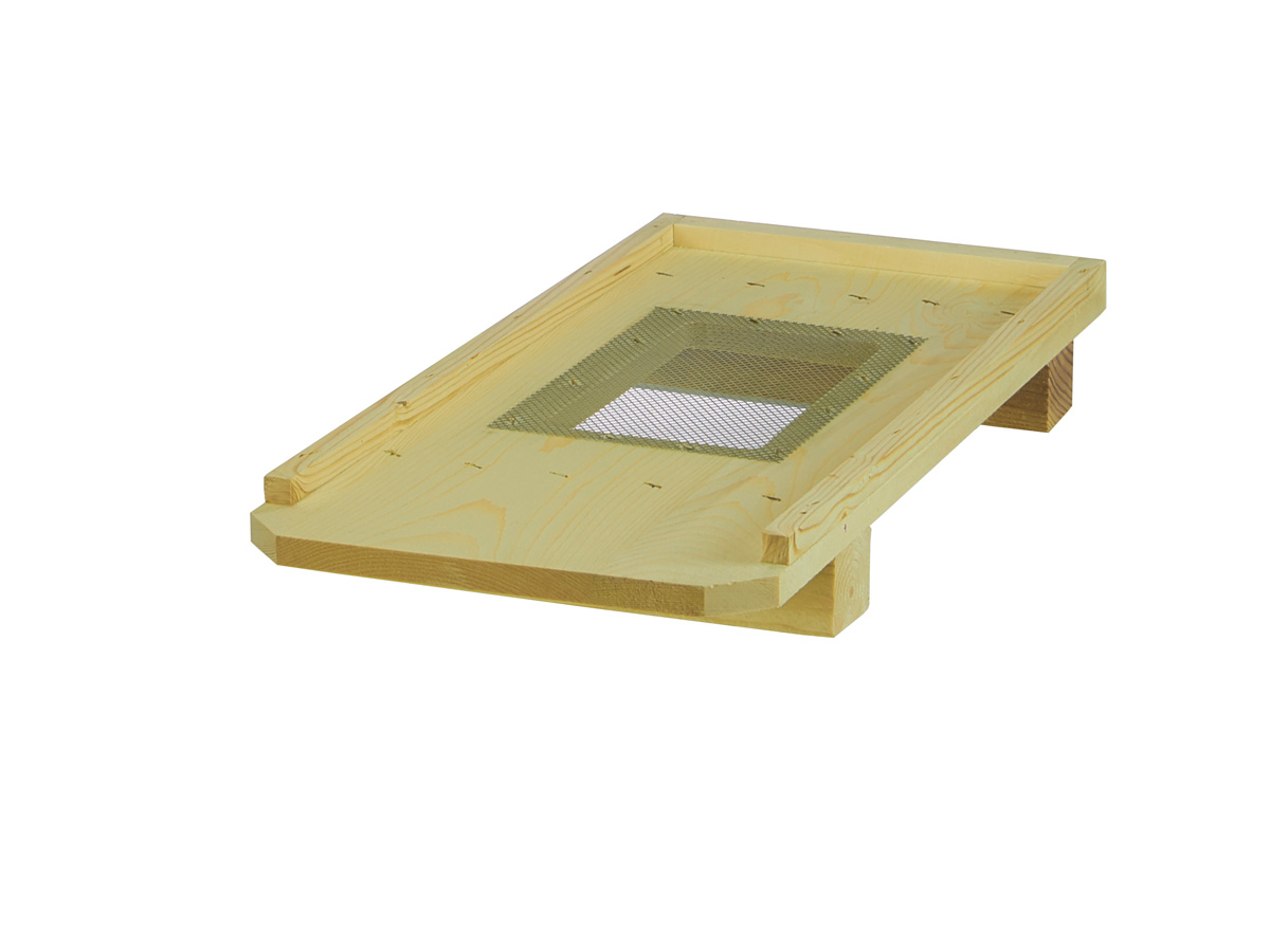 SEMI VENTED BOTTOM BOARD NUC HIVE WITH 15mm THICK SIDES FR MODEL ASSEMBLED